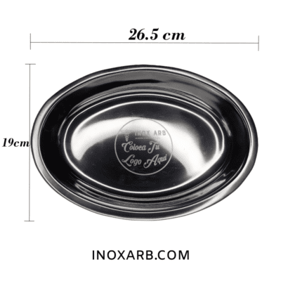 Plato Grande en Acero Inoxidable - Inox Arb
