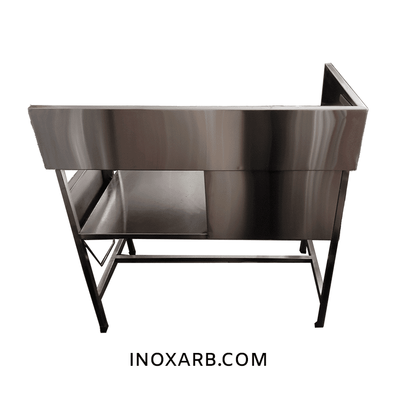 Mesa Pediatrica con Tallimetro - Inox Arb Mesa Pediatrica con Tallimetro - Inox Arb