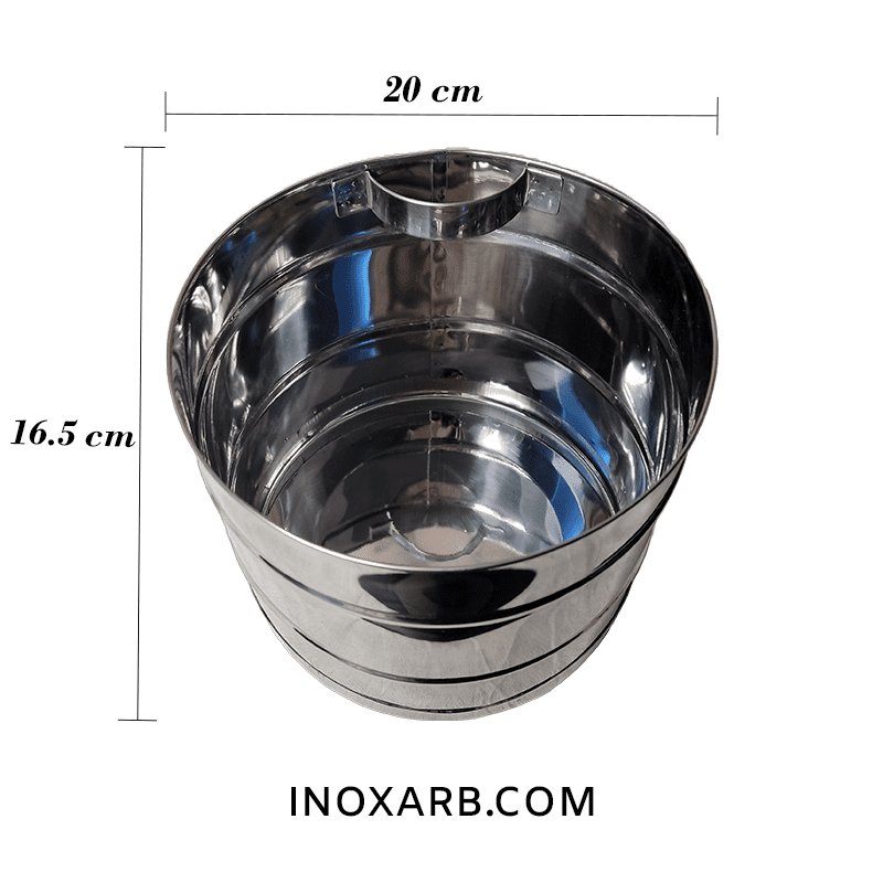 Tacho a Pedal (5 litros) - Inox Arb