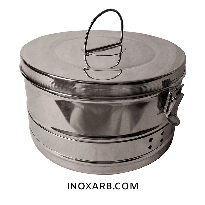 Tambor 25x25cm en Acero Inoxidable (304) - Inox Arb