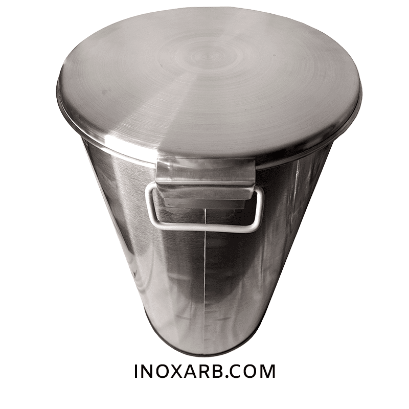 Tacho a pedal de 50 litros - Inox Arb